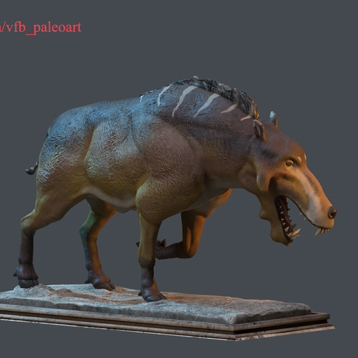 🐉 Entelodon Magnum - Statue for 3D printing・ STL File for ・Cults