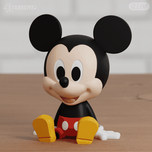 🐁 Mickey Chibi Fanart 4 Models Disney・ 3D File for 3D printing・Cults