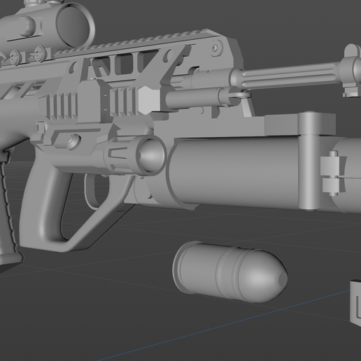 🗺️ Australian EF88 rifle digital model material・ OBJ File for 3D ...