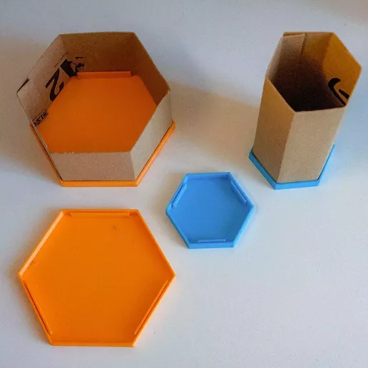 📦 Hex Box - Parametric・Free STL File for ・Cults