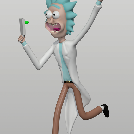 👾 Rick & Morty - Rick Sanchez・Free STL File for 3D printing・Cults