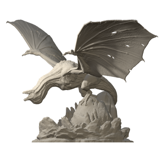 STL file Vhagar: Full-body statue 👾 ・3D printer model to download・Cults