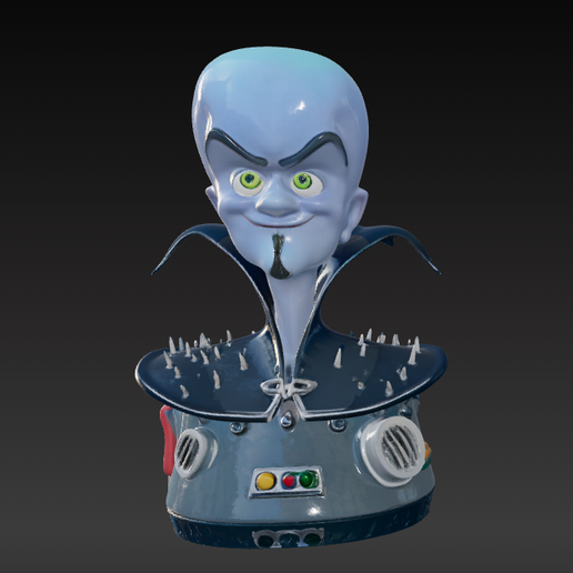 Megamente - 3D collectible figure of the favorite supervillain 😎 .・ STL ...