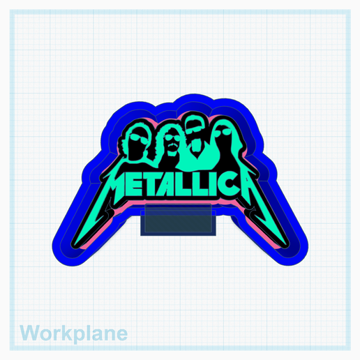 STL file Metallica band 🪨 ・3D printable model to download・Cults