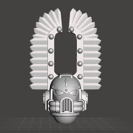 👼 Angel Winged Helmet for 1/18 JT・Free OBJ File for 3D printing・Cults