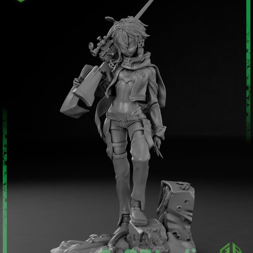 🗡️ Sinon - Sword Art Online - Gun Gale・ 3D File for 3D printing・Cults