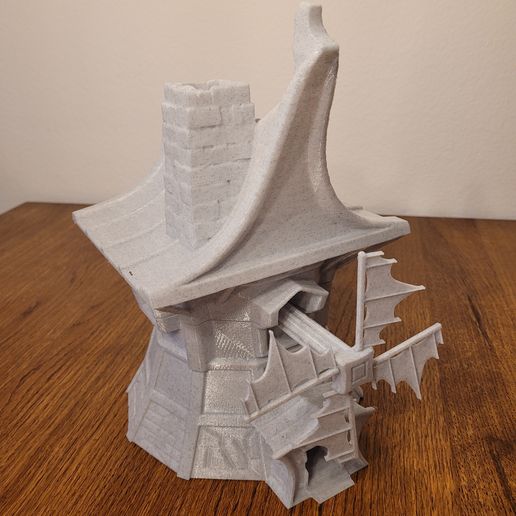 🎲 Interactive Dice Tower Windmill・ STL File for ・Cults