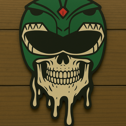mighty morphin skull
