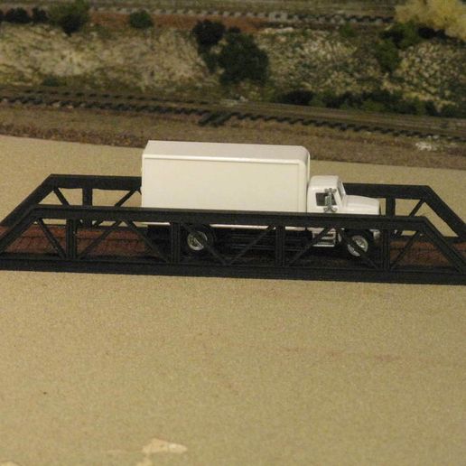 🪵 HO Scale One Lane Wooden Deck Bridge・Free STL File for ・Cults