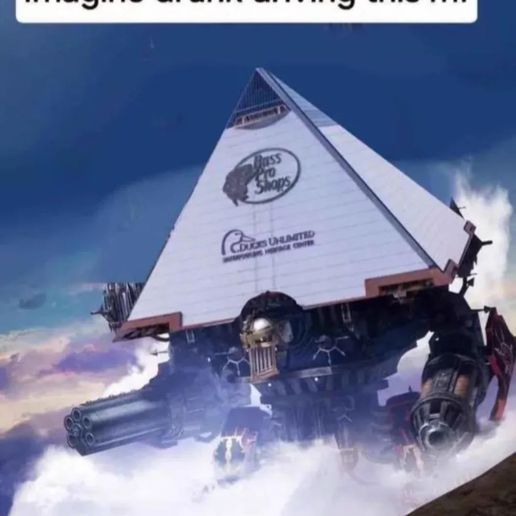 ⚔ IMPERATOR BASS PRO SHOP PYRAMID・Free STL File for 3D printing・Cults