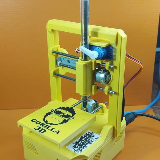 🤖 Mini CNC Drawing Picasso 1.0・Free STL File for 3D printing and CNC ...