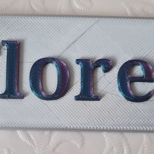 🚪 Personalized Florence Name Plaque - 3D Printable Bedroom Door Sign ...