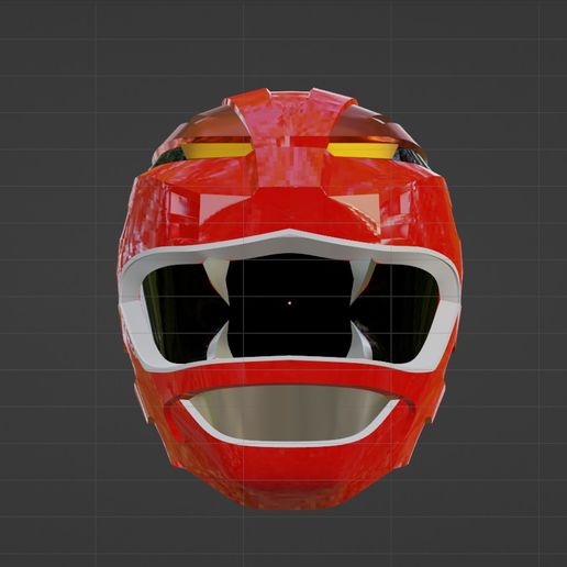 🪖 Power Rangers Wild Force Gaoranger helmet 3D print model・ STL File ...
