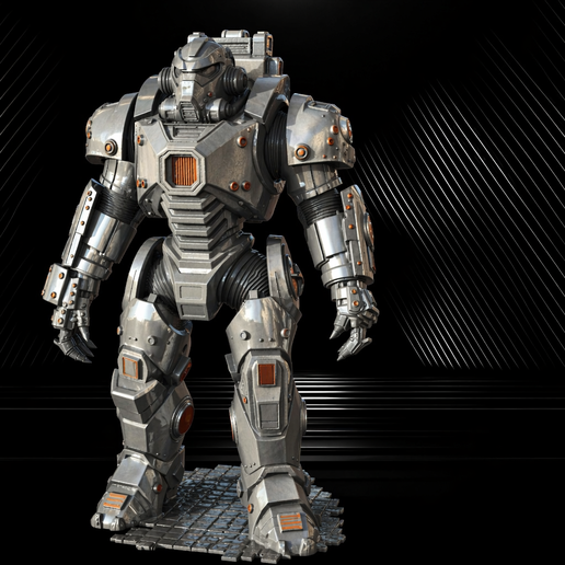 🤖 Fallout - Inspired Power Armor – Heavy Exosuit - 3D Model・ STL File ...
