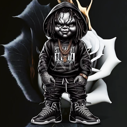 Archivo Stl Urban Gangsta Chucky 👾 ・modelo Para Descargar E Imprimir En