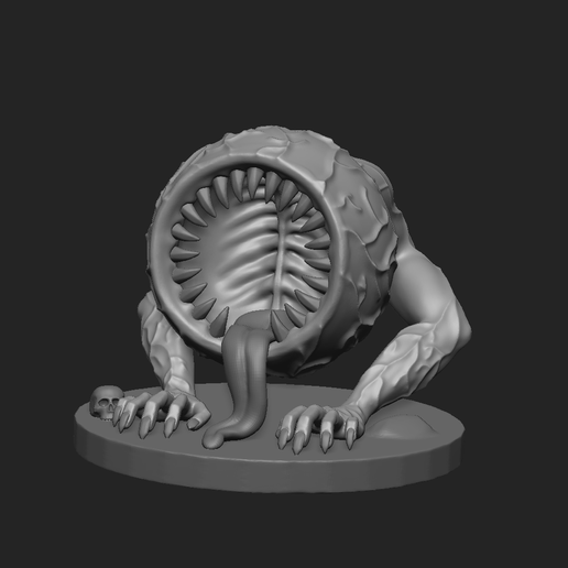 Free 3D file ♪ Flesh demon (DnD) ♪ 🎲 ・3D print design to download・Cults