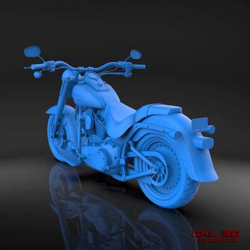 STL file Harley Davidson Fat Boy 2015 STL PRINTABLE 🏍️ ・Template to ...