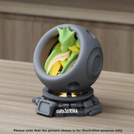 🐉 Scyther healing machine pods・ STL File for 3D printing・Cults