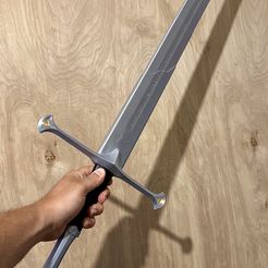 Impresión 3D Anduril / Narsil - Espada de Aragorn - LOTR • Hecho con una impresora 3D Bambu P1S ...