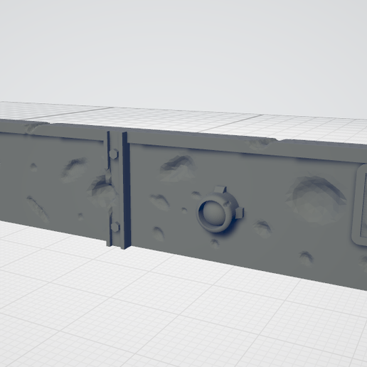 😡 Angry Space Infantry Barricade・Free OBJ File for ・Cults