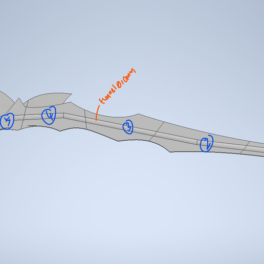 ⭐ Honkai: Star Rail - Castorice Scythe・ STL File for 3D printing・Cults