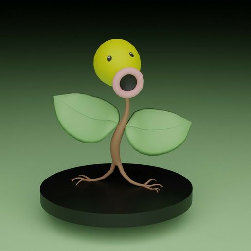 🐉 POKEMON Bellsprout・ STL File for ・Cults