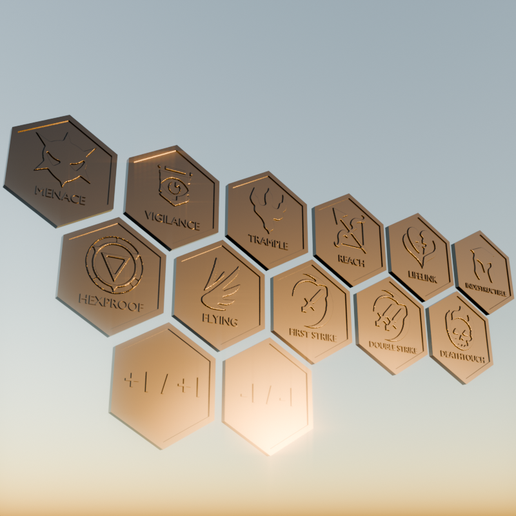 🪄 MTG - Counters・ STL File for 3D printing・Cults