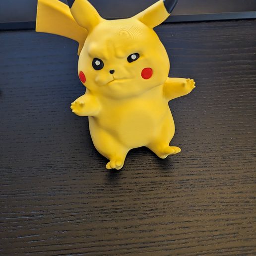 3D printing Pikachu Phone Holder 📱 • made with Bambu X1・Cults
