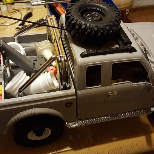 🚐 Cross-RC PG4 Wrecker / Abschlepper Mount Kit Trailer・ STL File for ・Cults