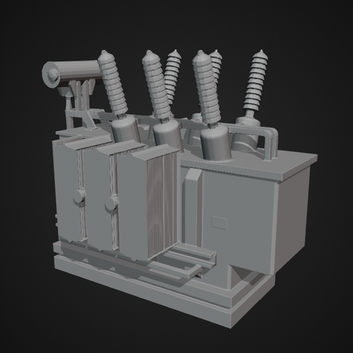 🪣 diorama miniature power stasion b2・ STL File for 3D printing・Cults
