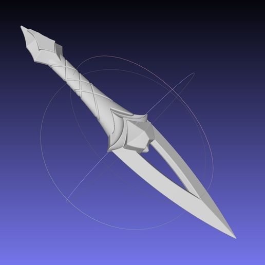 🗡️ League Of Legends Akali Dagger Basic Printable Model・ STL File for 3D printing・Cults