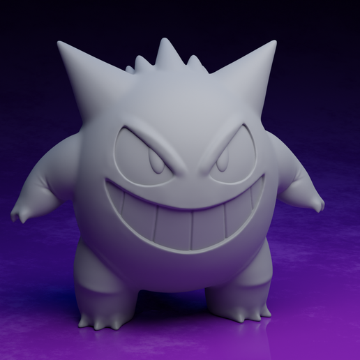 🐉 Gengar - Pokémon - 3D Ready to Print・ STL File for ・Cults