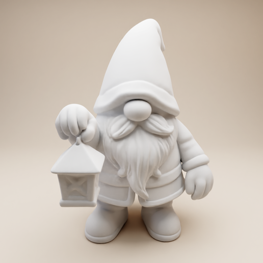 🌳 Garden Gnome Workers – 4 Unique 3D Printable Chubby Gnome Collection ...
