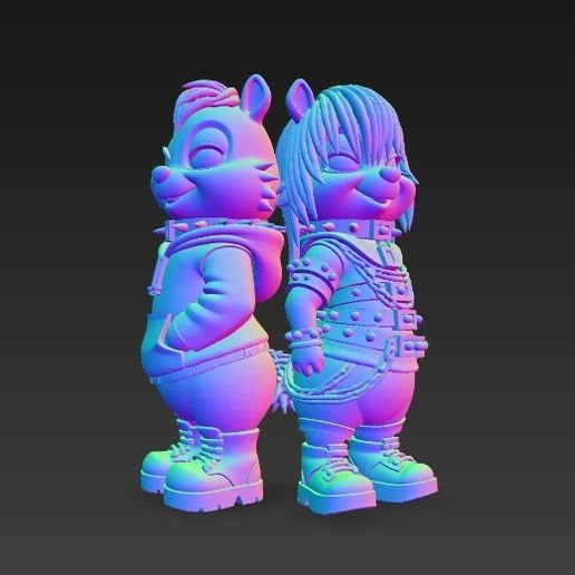 🐱 Rebel Cat Figurine – Stylized Streetwear Inspired Model・ STL File for ...