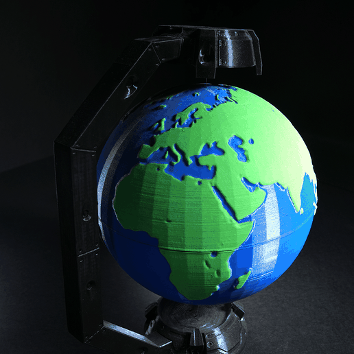 💜 Anti-gravity floating globe・ STL File for 3D printing・Cults