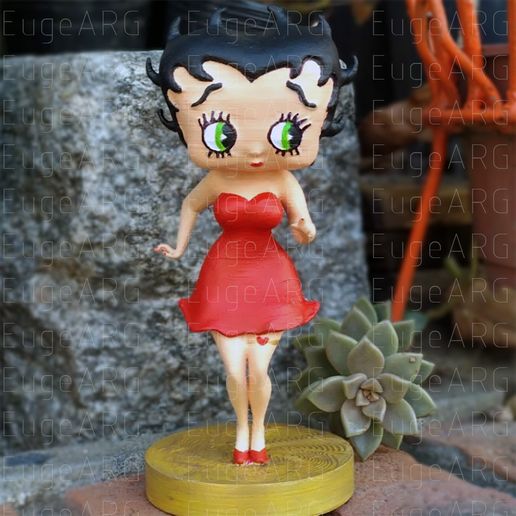 ️‍🔥 Betty Boop・ STL File for ・Cults