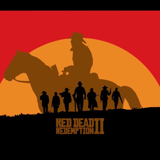 STL file Red Dead Redemption 2 poster 😵 ・Model to download and 3D print ...