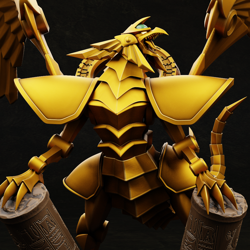 🐉 The Winged Dragon of Ra・ STL File for 3D printing・Cults