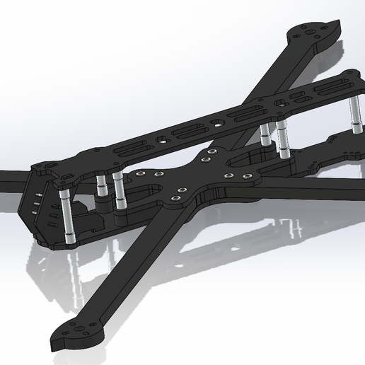 🖼️ IFlight XL10 V7 10" drone frame (CAD)・ 3D File for 3D printing and ...