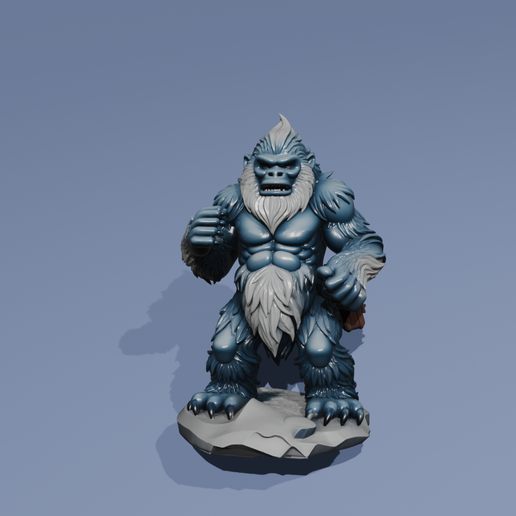 👾 yeti・ STL File for 3D printing・Cults