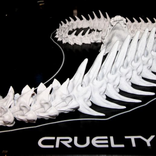 🐍 Articulated snake skeleton・3D Print with the Creality CR10v2 3D ...