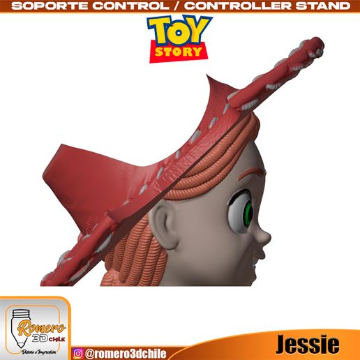 🎛️ Jessie / Toy Story Control Stand・ STL File for 3D printing・Cults