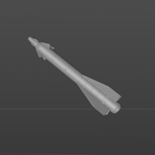 🗺️ Soviet AS-14 (Kh-29) L air-to-ground missile 3D model material・ STL ...