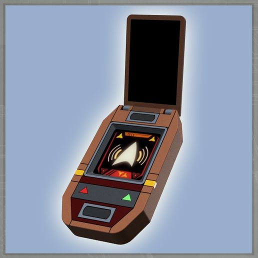 ⭐ Klingon Communicator Lower Decks・ 3D File for 3D printing・Cults