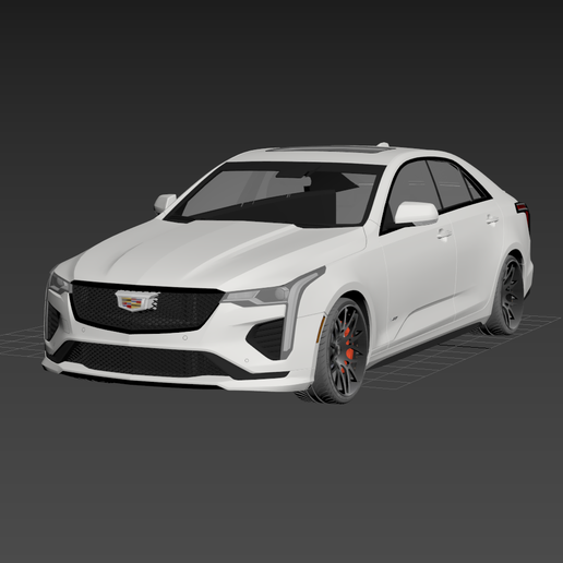 🚗 Cadillac CT4 V.・ STL File for 3D printing・Cults
