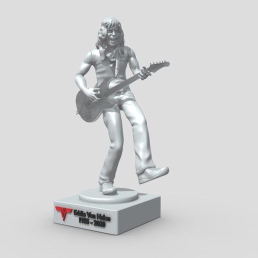 🚐 Eddie Van Halen - 3Dprintable・ STL File for ・Cults