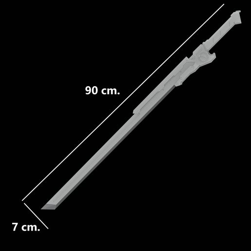 🗡️ Krolik − Sword − Girls Frontline 2 Exilium Cosplay・ STL File for 3D ...