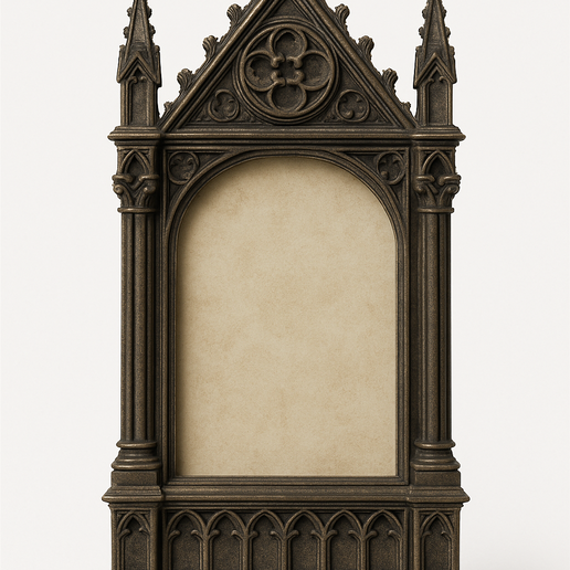 🖼️ Gothic Cathedral Frame・ STL File for 3D printing・Cults