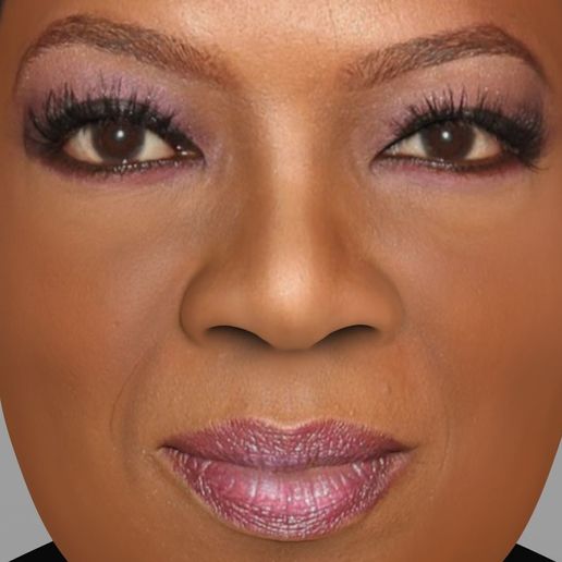 👤 Oprah Winfrey bust for full color 3D printing・ STL File for 3D ...