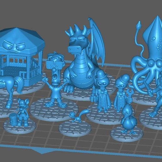 👹 Munchkin Quest Boardgame Monster Figures (WIP)・ STL File for 3D ...